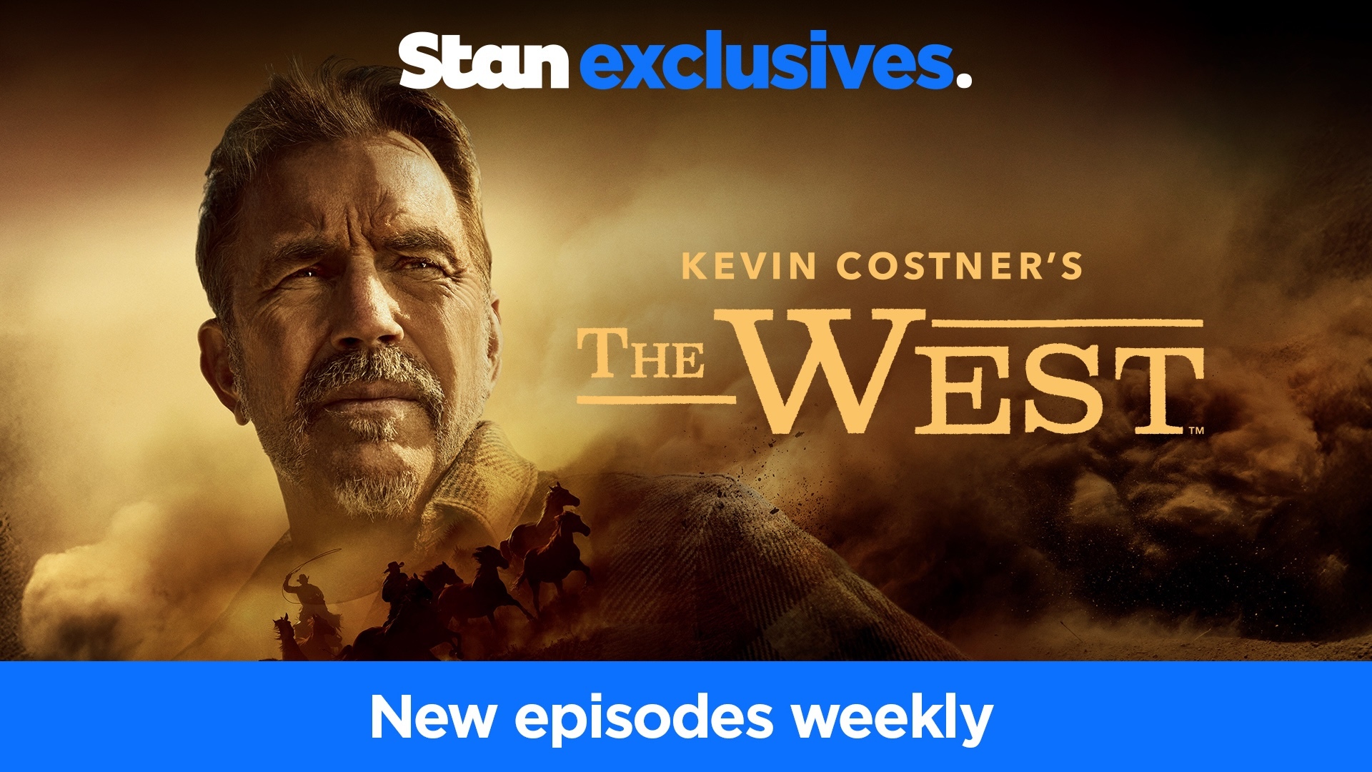 Kevin Costner's The West | Stream Now | Only on Stan.